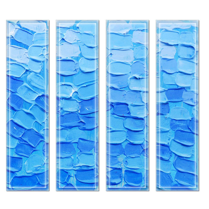 Upscale Designs By Ema Crystal 3 X 12 Beveled Glass Subway Tile In